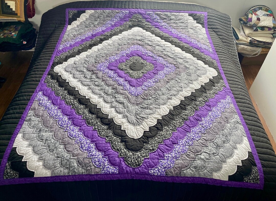 Amish Quilt for Sale Ocean Waves Queen Quilt - Etsy