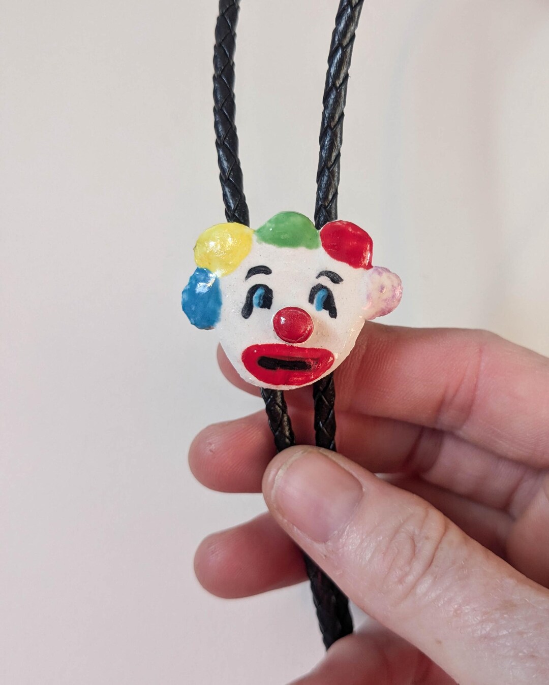 Clocking the Exits Clown Ceramic Bolo Tie / Insane Clown Pottery ...