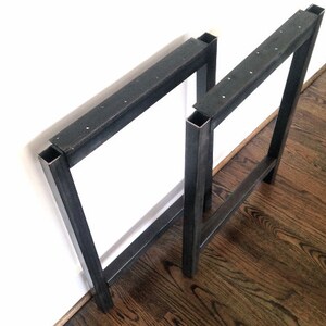Set of Metal DESK FRAME Legs Made to Order Ships FAST - Etsy