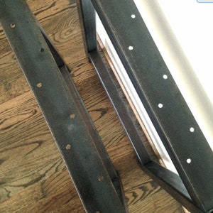 Set of Metal DESK FRAME Legs Made to Order Ships FAST - Etsy