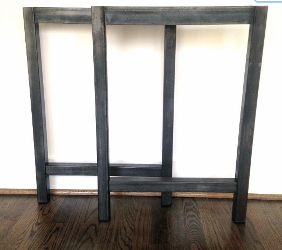 Set of Metal DESK FRAME Legs Made to Order Ships FAST - Etsy