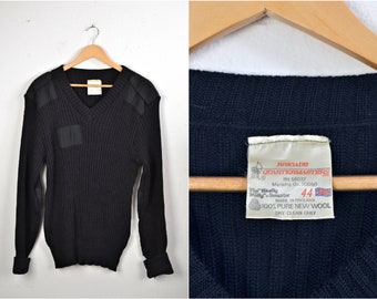 Military V Neck Sweater Men - Etsy