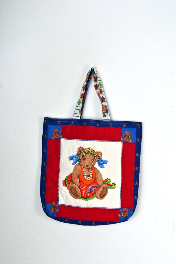 Vintage 90s Handmade Country Cottage Core Prim Quilte… - Gem