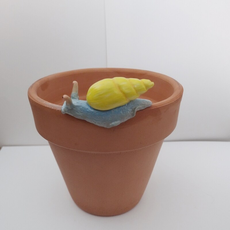 Polymer Clay Snail - Etsy