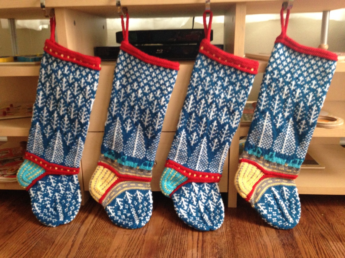Made to Order Forest Stocking - Etsy