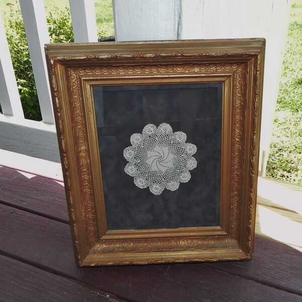 Framed Doily - Etsy