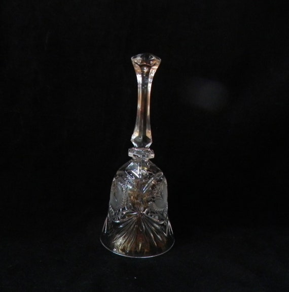 Lead Crystal Cut Dinner Bell Clear Hand 7-3/4 | Etsy