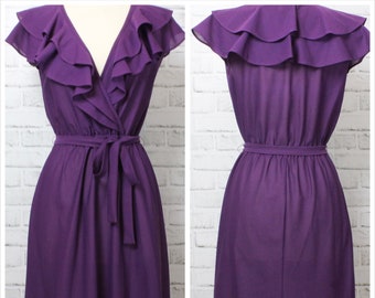 Wrap Ruffle Dress - Etsy