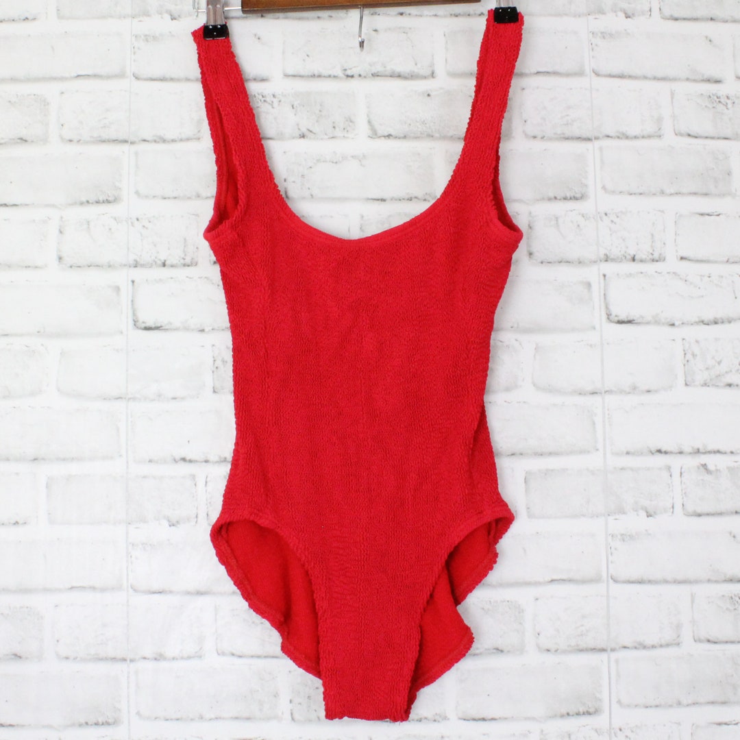 Red Vintage Jantzen One Piece Tank Suit Size 10 - Etsy