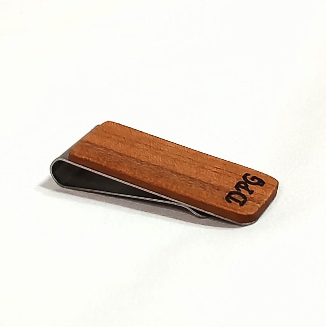Wood Money Clip Personalized 5th Anniversary, Groomsmen, Gift by ...