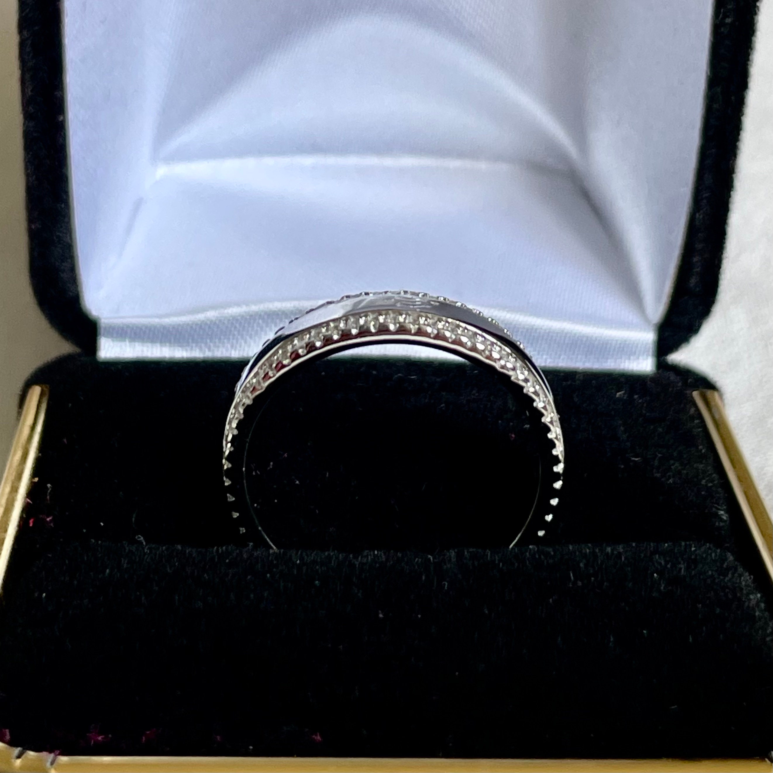 Eternity Band CZ Baha'i Ringstone Symbol Ring - Etsy
