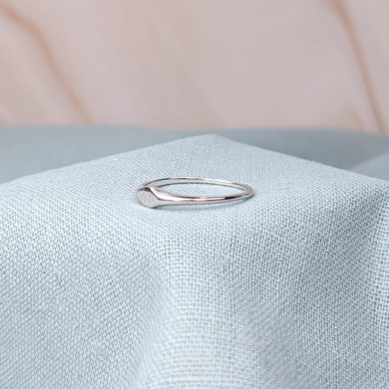 Simplicity Bahá'í Signet Ringstone Symbol Sterling Silver Ring - Etsy ...