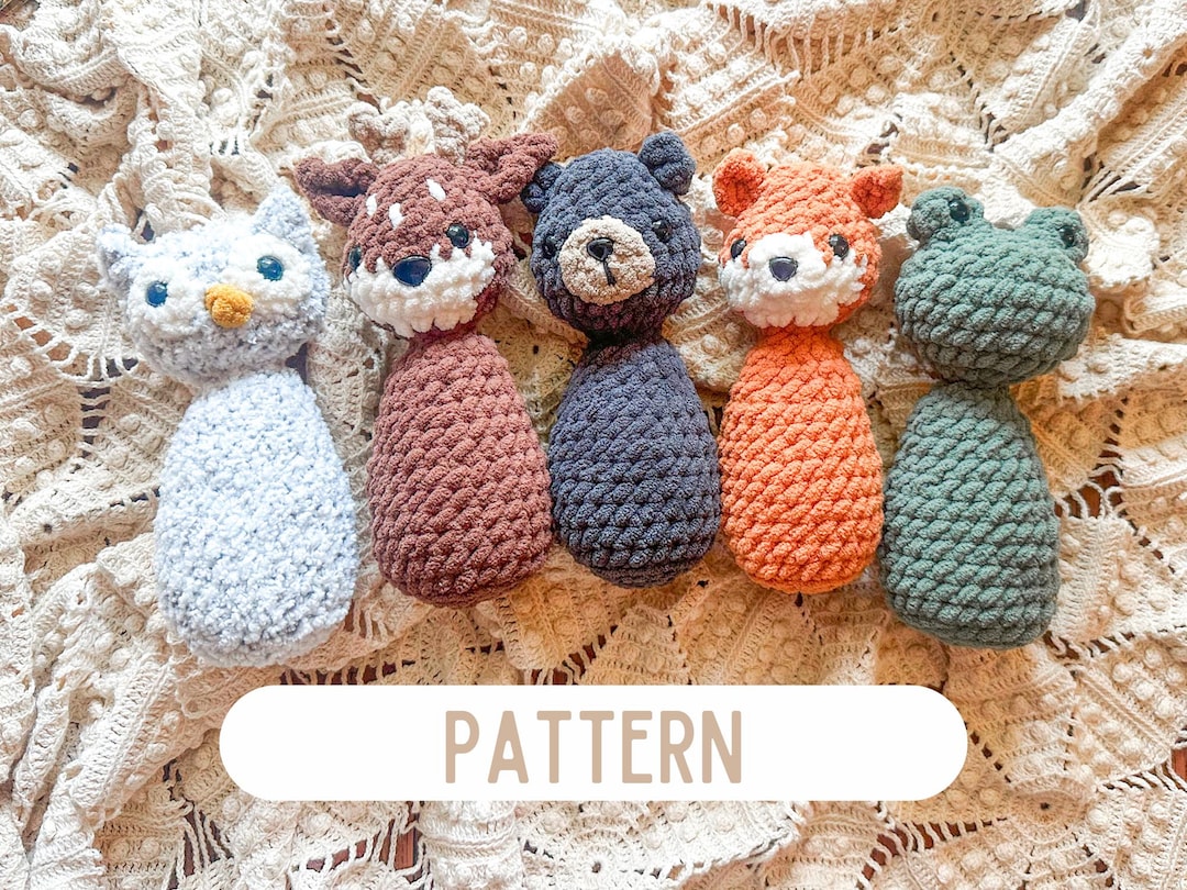 Cuddle Critters *woodland Set* Crochet Pattern BUNDLE | Crochet ...