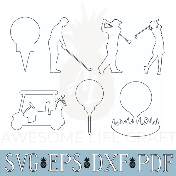 Cnc Files Golf - Etsy