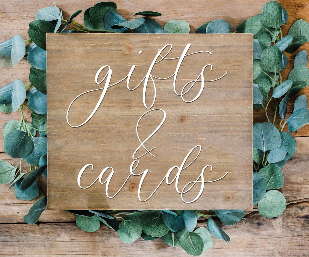 Personalized Wedding Gifts & Cards Sign: 3D Birch Wood Decor - Etsy