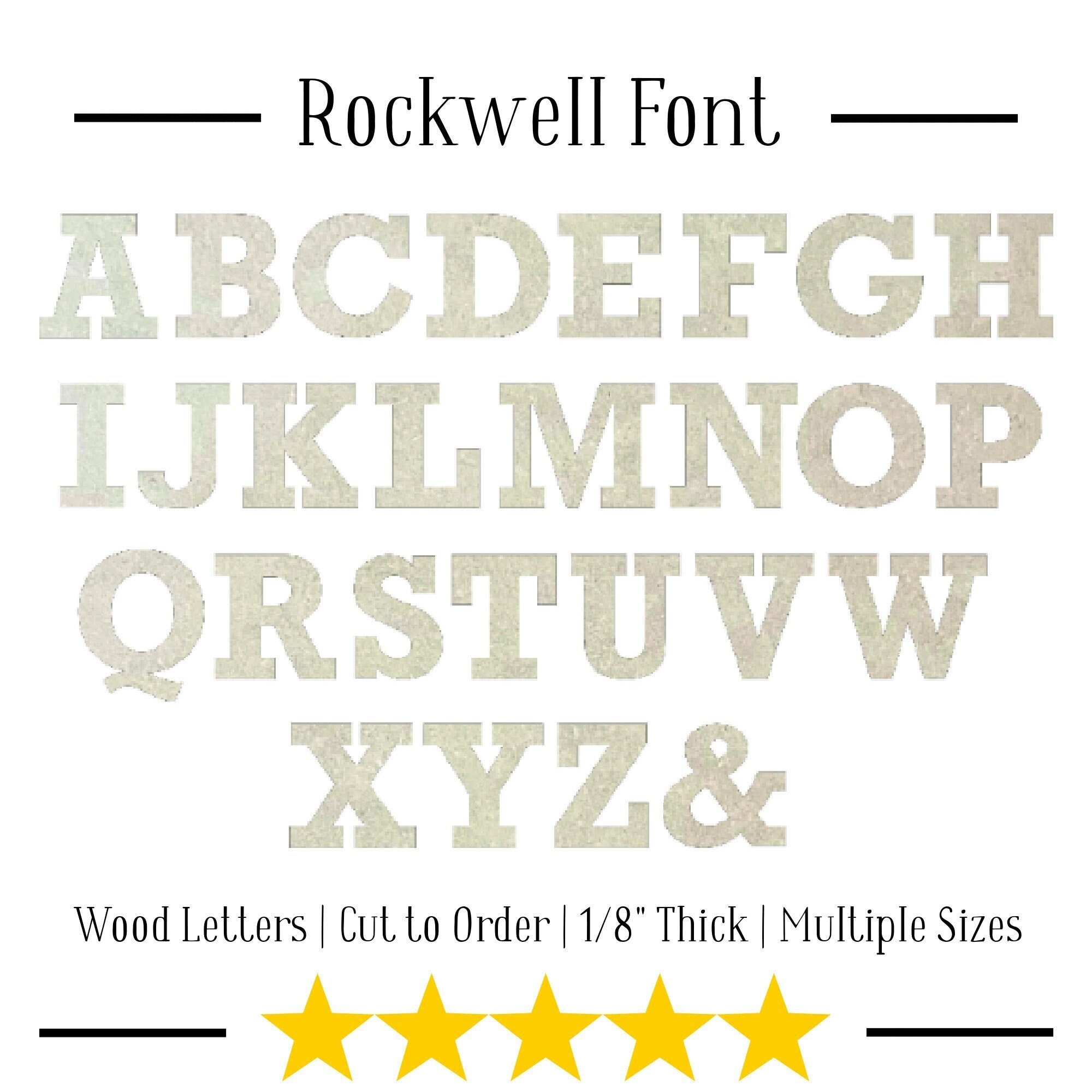 Rockwell Bold Font