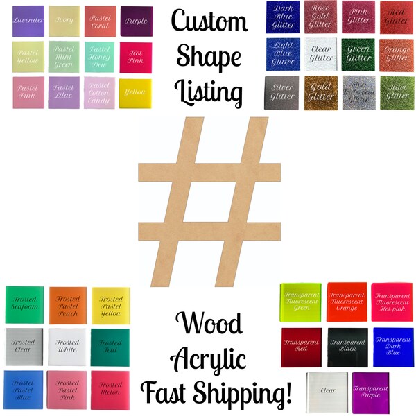 Wooden Hashtag - Etsy