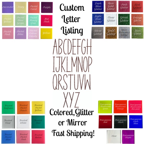 Mirror Letters - Etsy