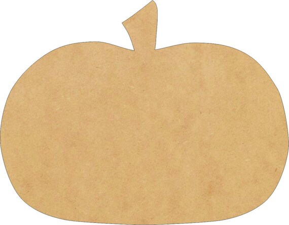 Fall Wide Pumpkin Wooden Craft Shape Unfinished Fall Cutout - Etsy