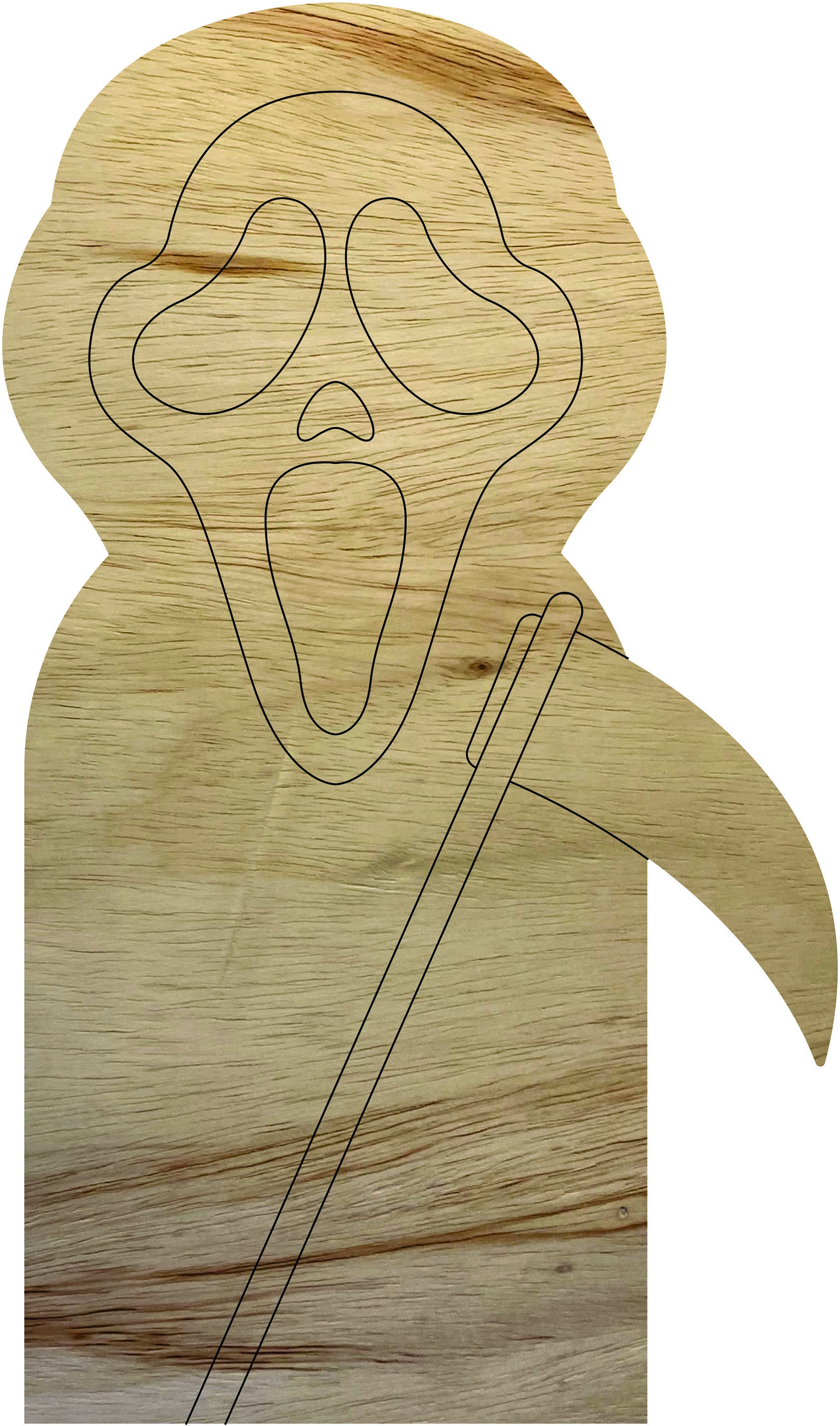 Grim Reaper Finger Puppet Wood Craft Shape Unfinished - Etsy