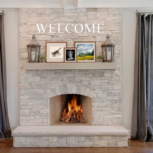 WELCOME Sign Letters - Times New Roman - 6 Inch Letters, Wall Hanging ...