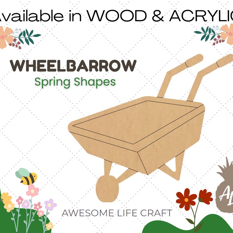 Wood Wheelbarrow - Etsy