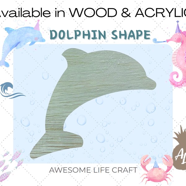 Dolphin Cutout - Etsy