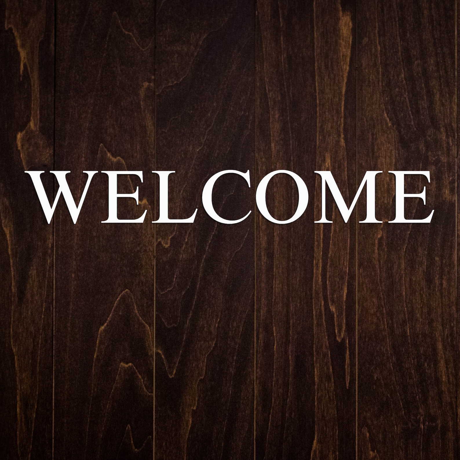 WELCOME Sign Letters - Times New Roman - 6 Inch Letters, Wall Hanging ...