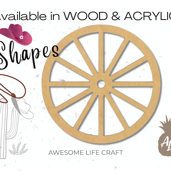 Wood Wagon Wheel - Etsy