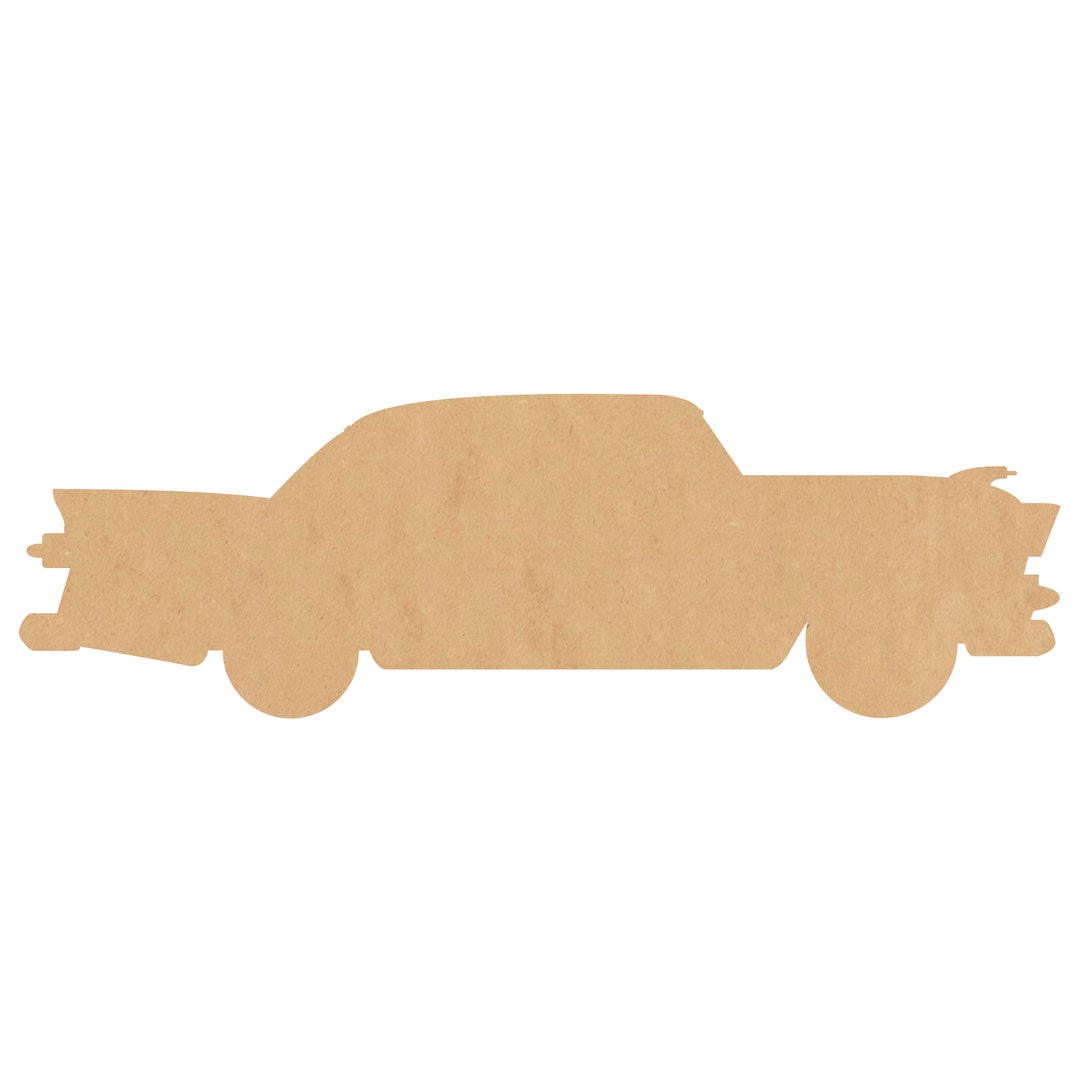 Unfinished Antique Car Wood Shape, Acrylic Blank Old Car Cutout, Choose ...
