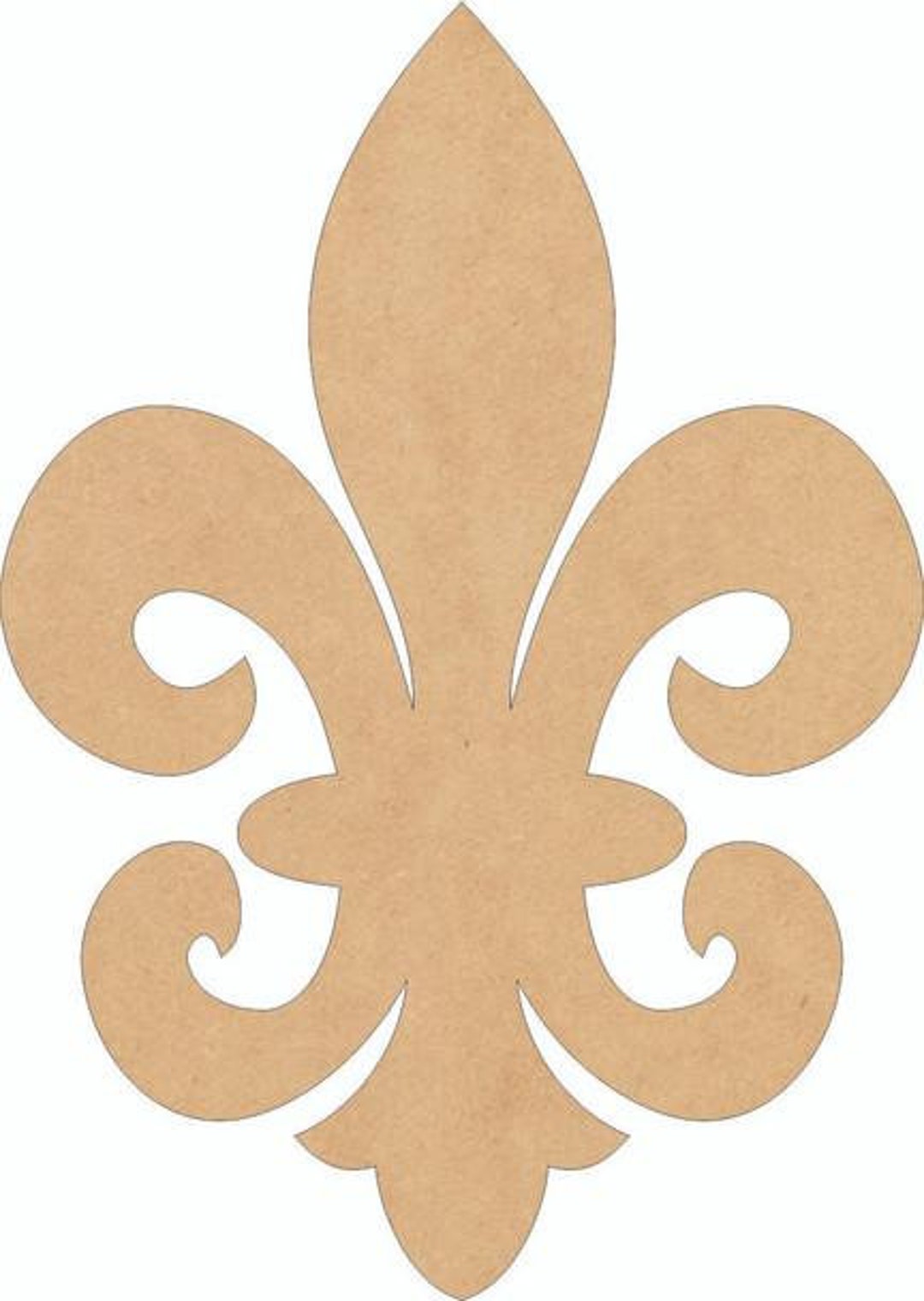 Fleur De Lis Shape: Unfinished Wood or Acrylic Craft - Etsy