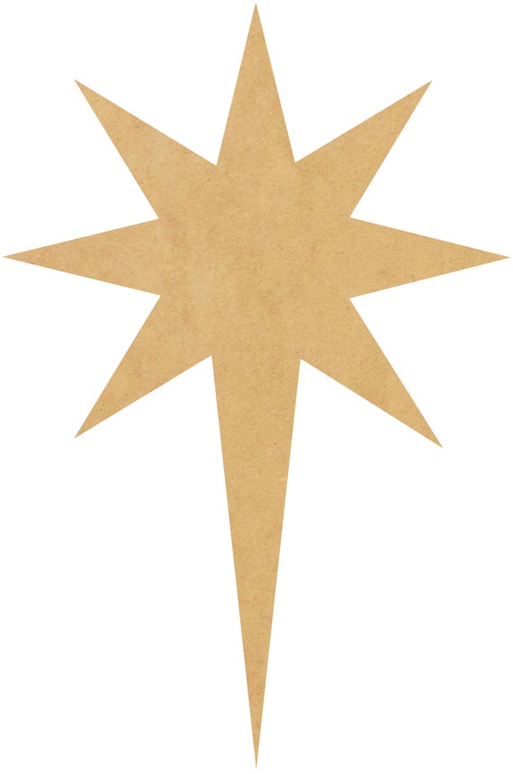 Star of Bethlehem Craft Cutout Christmas Nativity Scene - Etsy