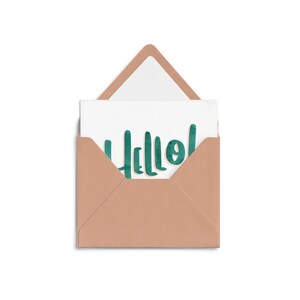 Printable Hello Card, Downloadable Any Occasion Card - Etsy Canada