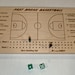 Solid Maple Fast Break Basketball Dice Game - Etsy