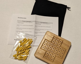 Peg Triangle Game - Etsy