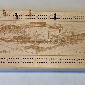 Green Bay Packers Cribbage Board - Etsy