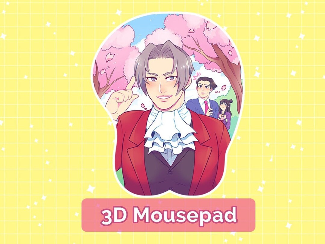 Miles Edgeworth 3D Mousepad - Etsy
