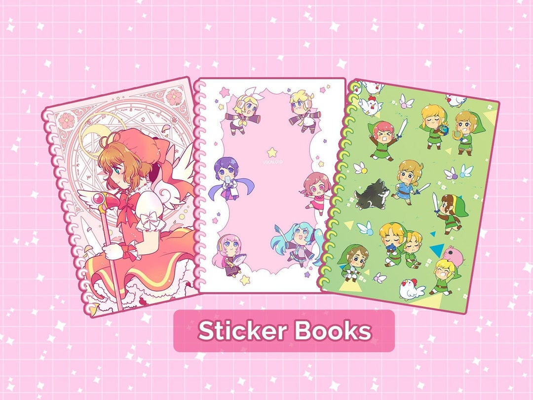 Reusable Sticker Books - Etsy