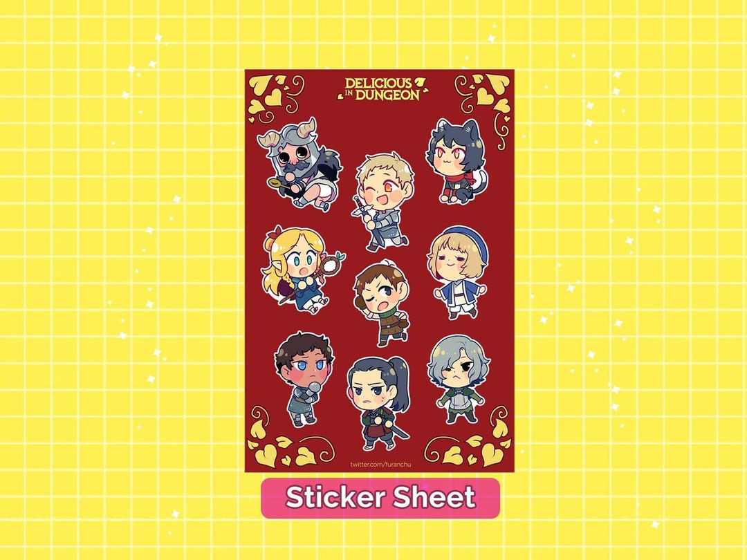 Delicious Sticker Sheet - Etsy