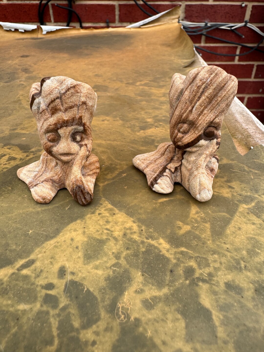 Groot, Wood Jasper, Carvings, Crystals. - Etsy