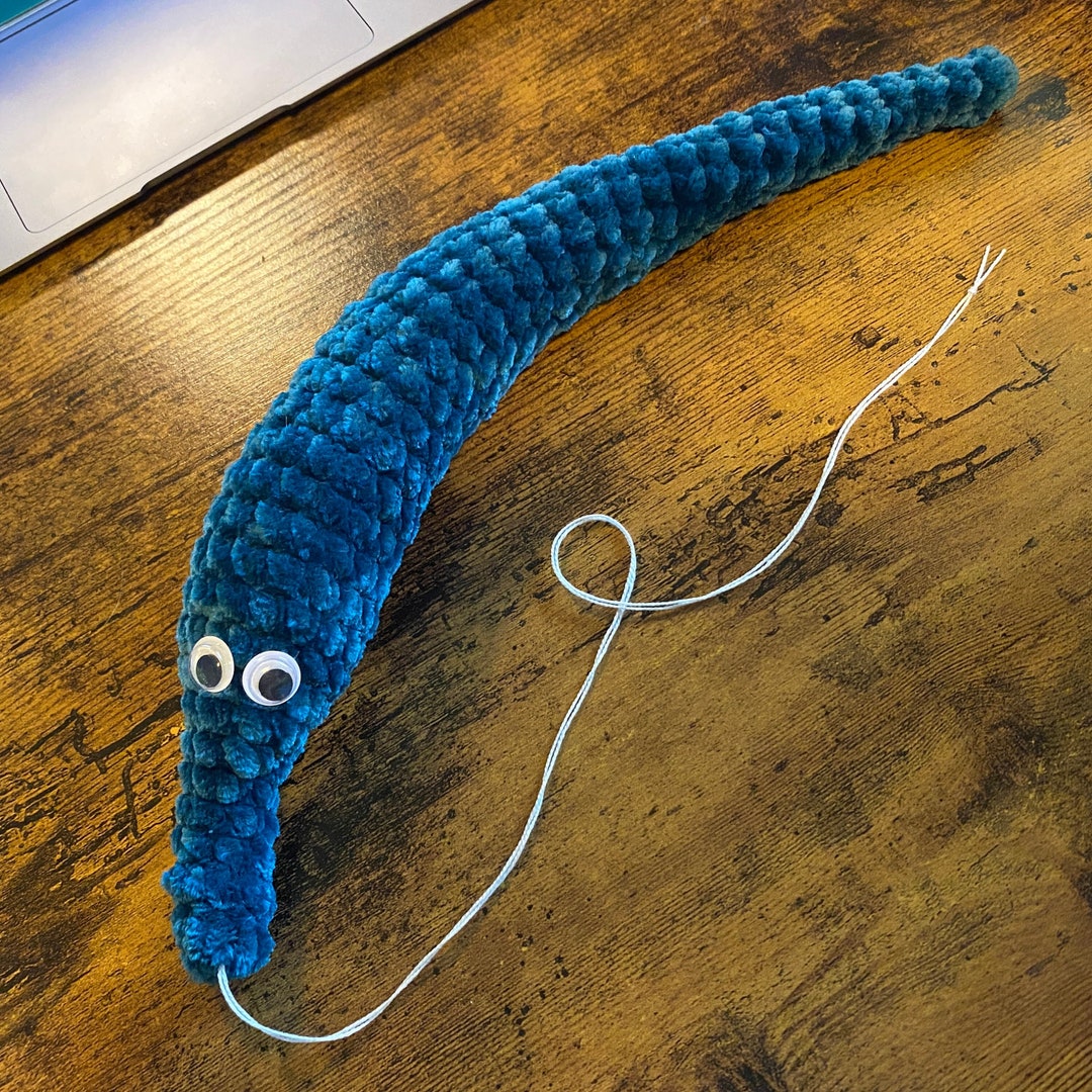 PATTERN ONLY: Amigurumi Worm-on-a-string Crochet Pattern - Etsy