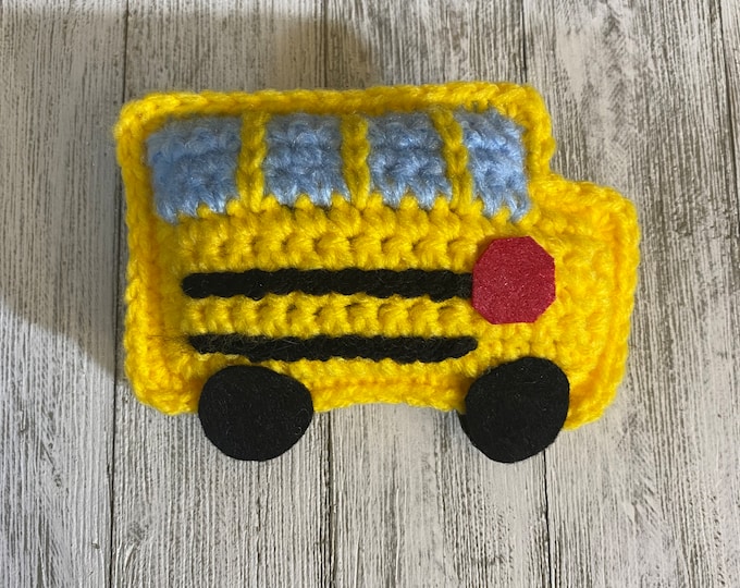 School Bus Crochet PATTERN - Etsy