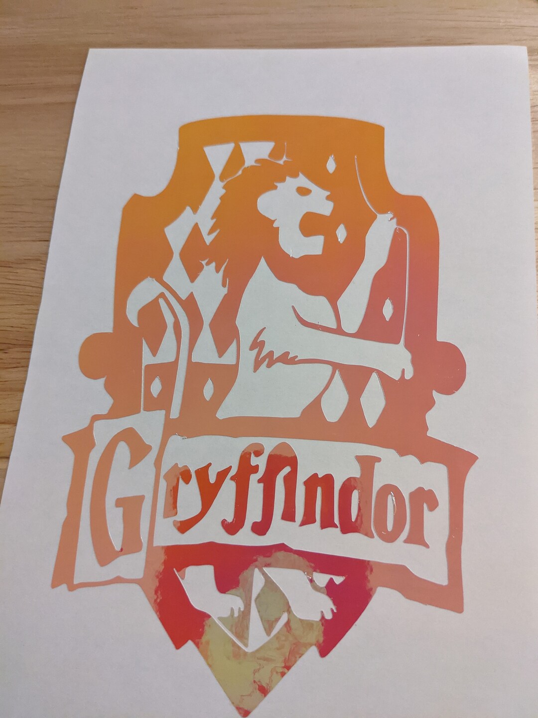 Gryffindor House Decal - Etsy