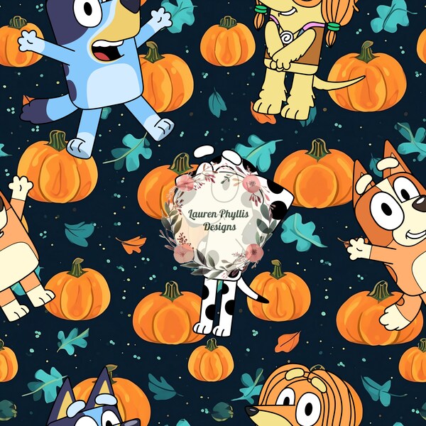 Bluey Pumpkins File - Etsy