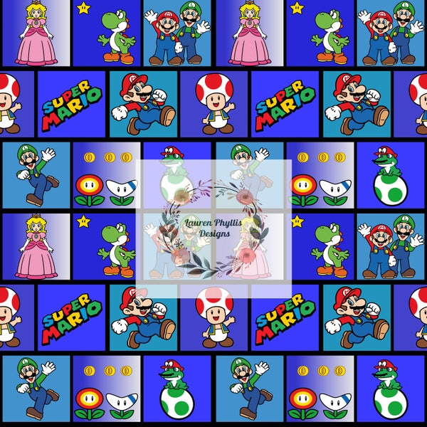 Super Mario Plastic Canvas Patterns - Etsy