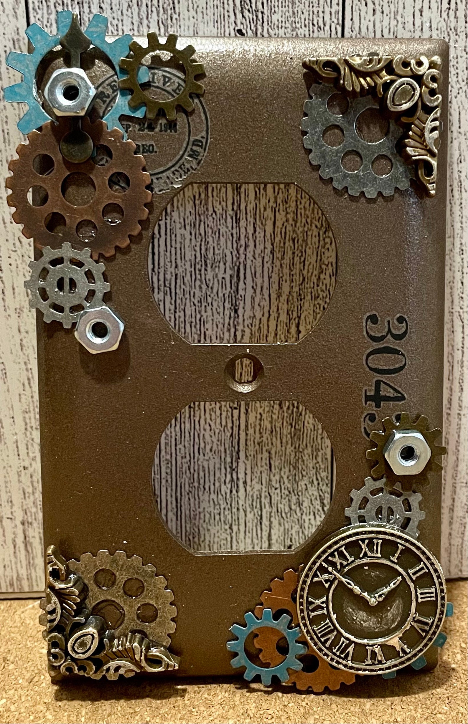 Bronze Industrial / Steampunk Outlet Cover is Individually - Etsy