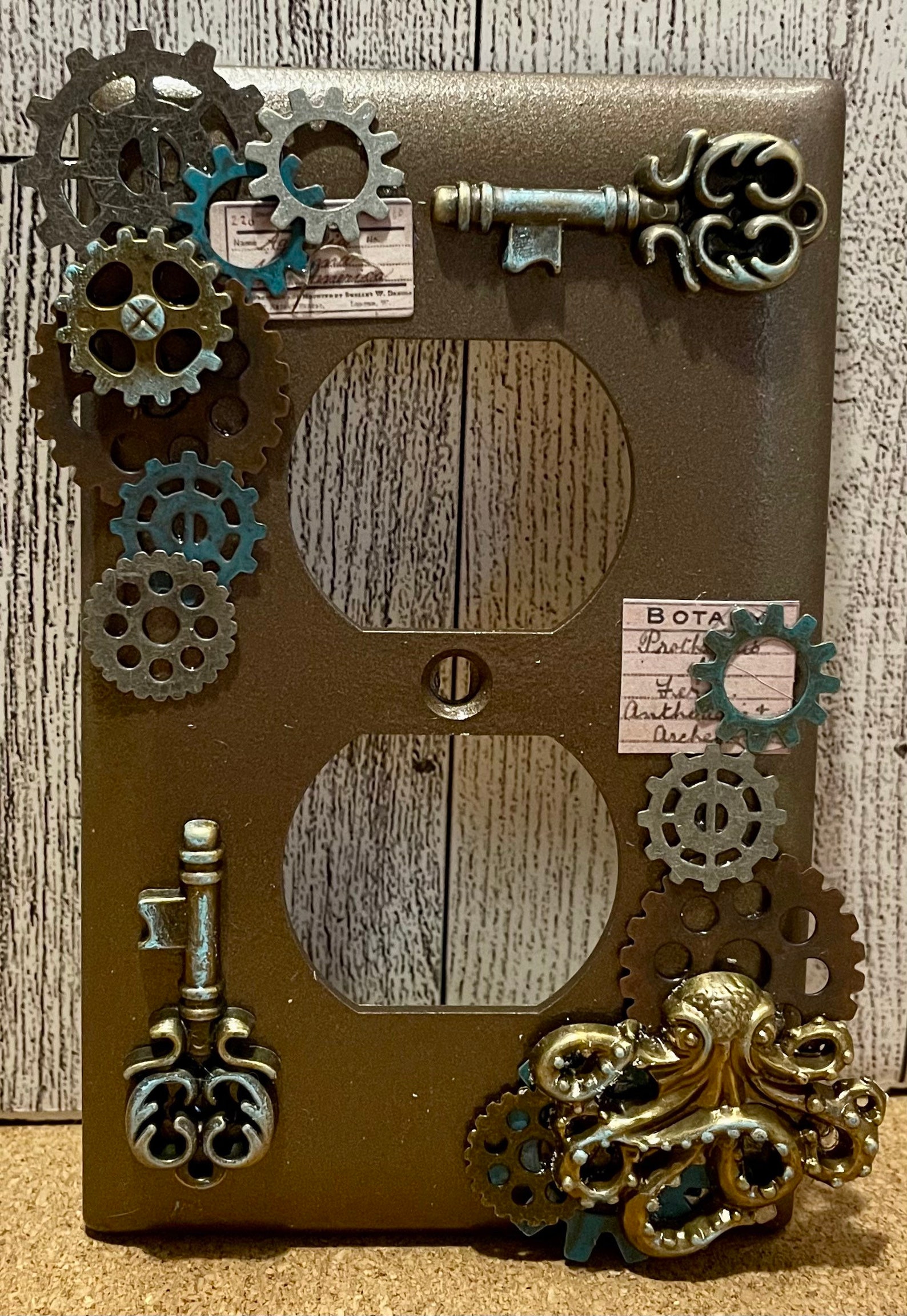 Bronze Industrial / Steampunk Outlet Cover is Individually - Etsy