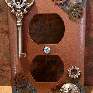 Copper Industrial / Steampunk Outlet Cover is Handcrafted Made From ...