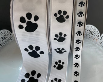 Paw Print Ribbon - Etsy