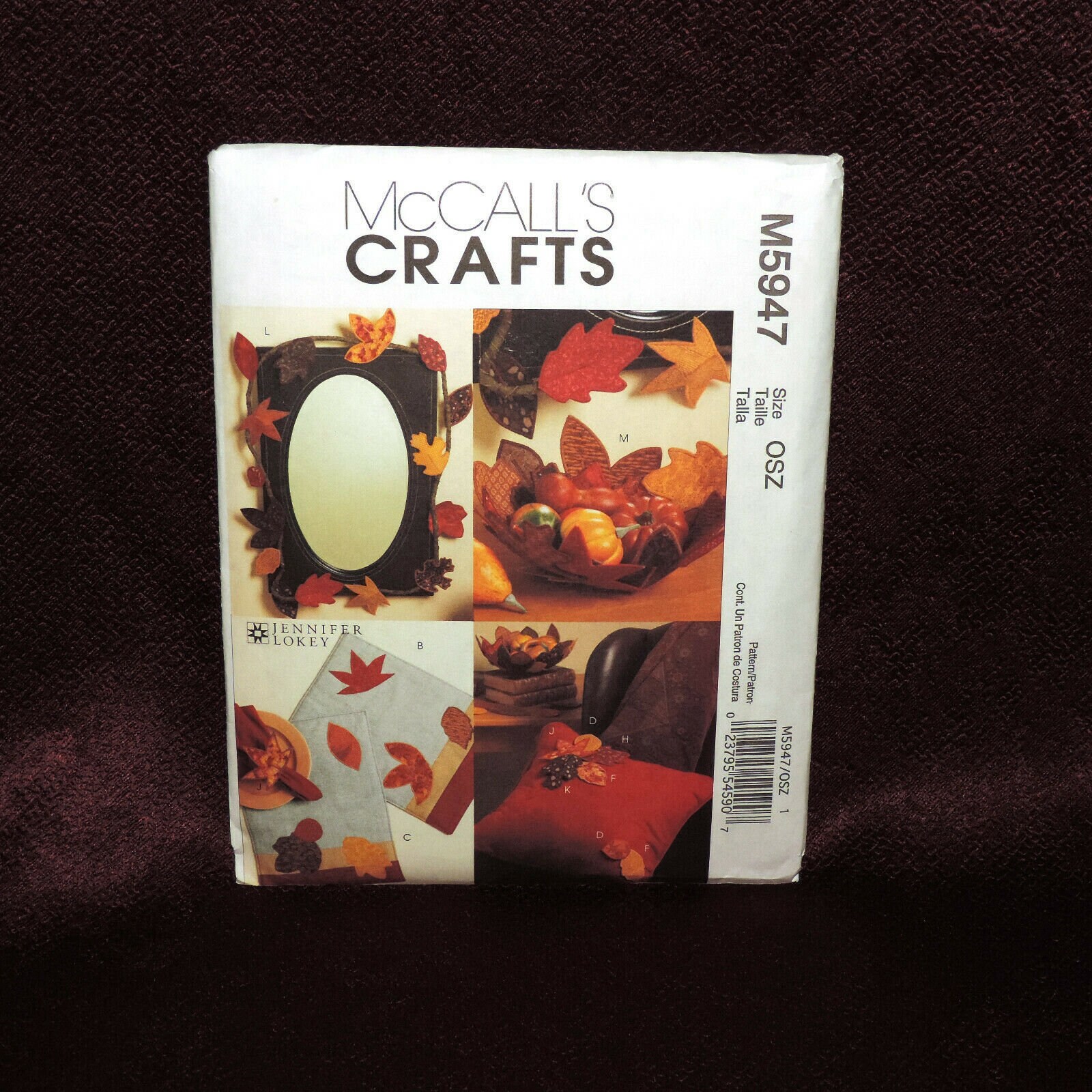 Lot of 2 Mccall's Crafts Sewing Patterns Homespun Harvest | Etsy